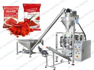 Vertical Chilli Powder Packing Machine For Spice Sachet Packaging